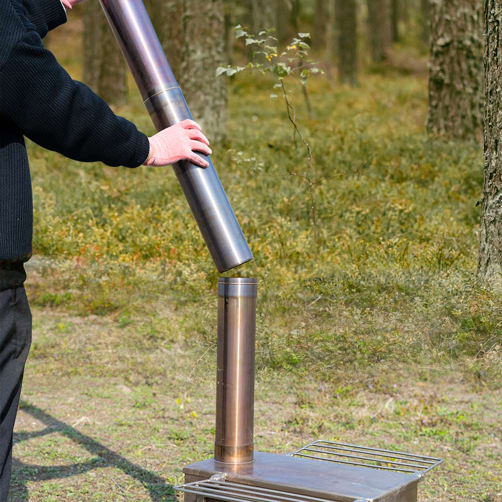 Winnerwell Stove Pipes for Tent Stoves Wood Stove Chimney Flue Pipes